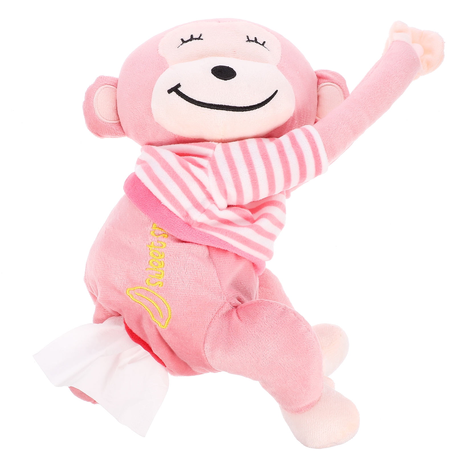 OUNONA Cute Monkey Tissue Hanging Type Tissue Holder Cartoon Monkey ...