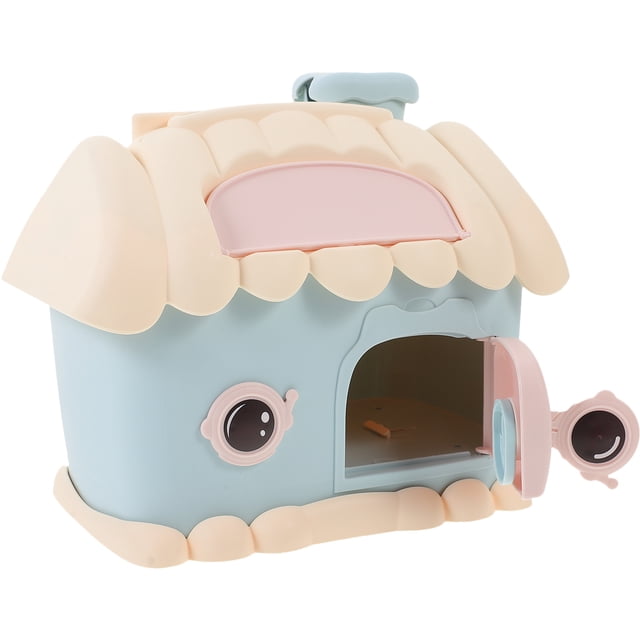 OUNONA Cute Piggy Bank House-shape Money Box Coin Bank Change Container ...