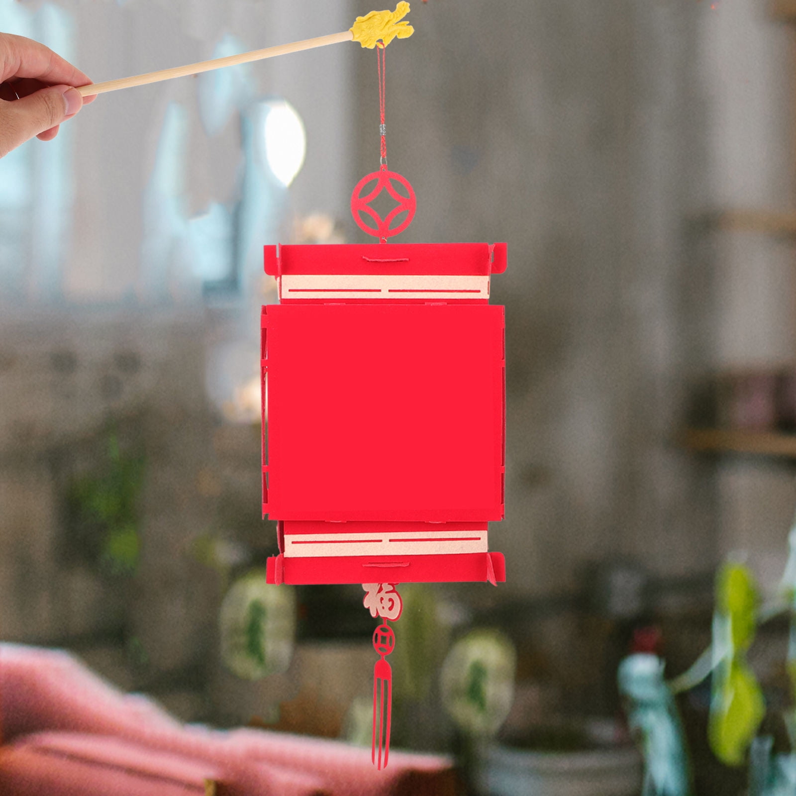 OUNONA DIY Lantern Poles for Kids with Wood Plastic Sticks Easy to ...