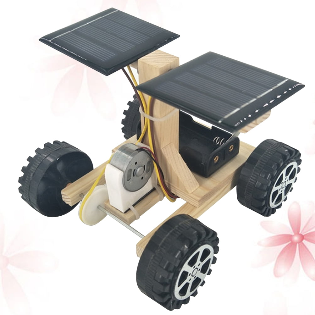 OUNONA DIY Lunar Rover Toy Solar Powered Space Rover Model Toy Students ...