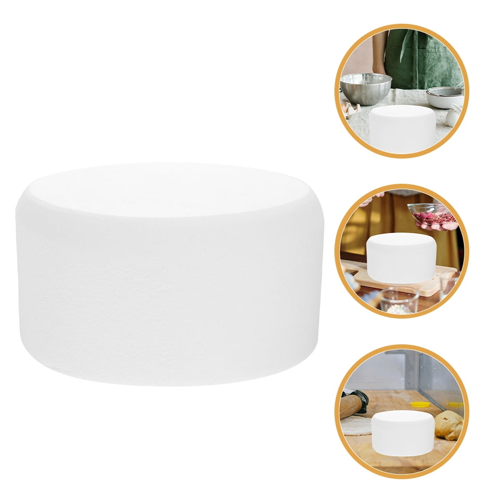 OUNONA DIY Round Cake Modeling Dummy Foam Cake Model For Fondant And ...