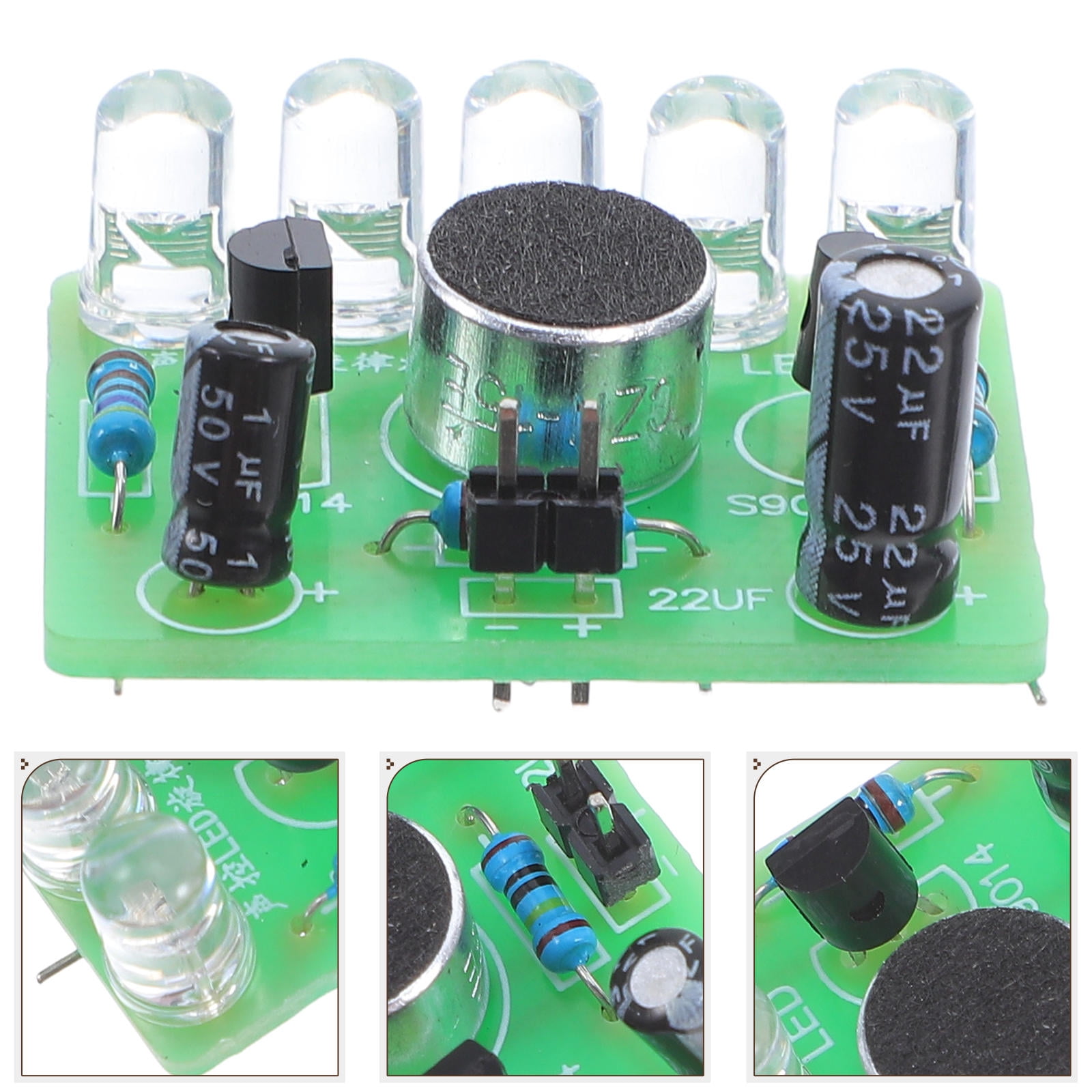 OUNONA DIY Soldering Kit with Lights for Soldering Practice Electronic ...