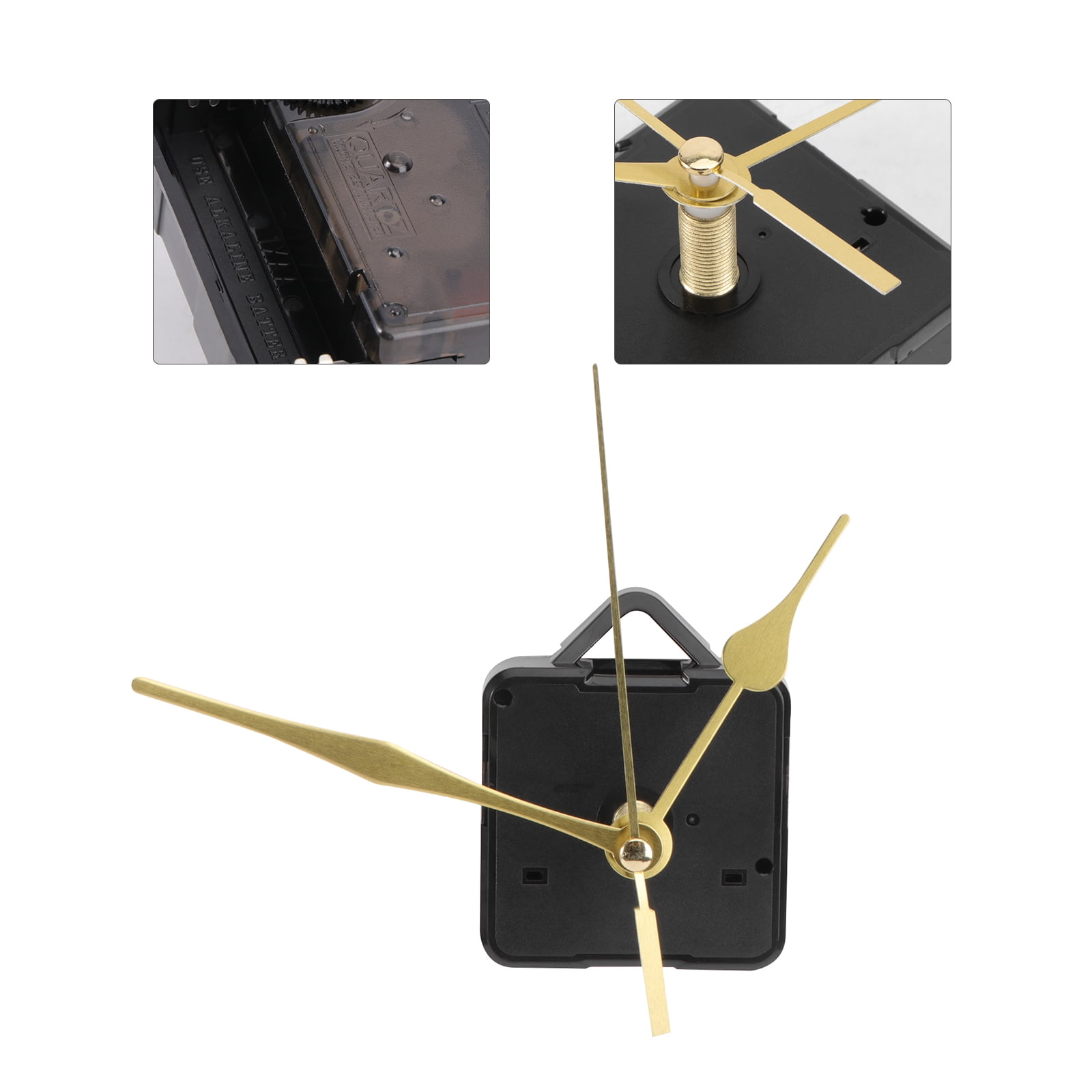 OUNONA DIY Wall Clock Movement Mechanism with Clock Hands Operated ...