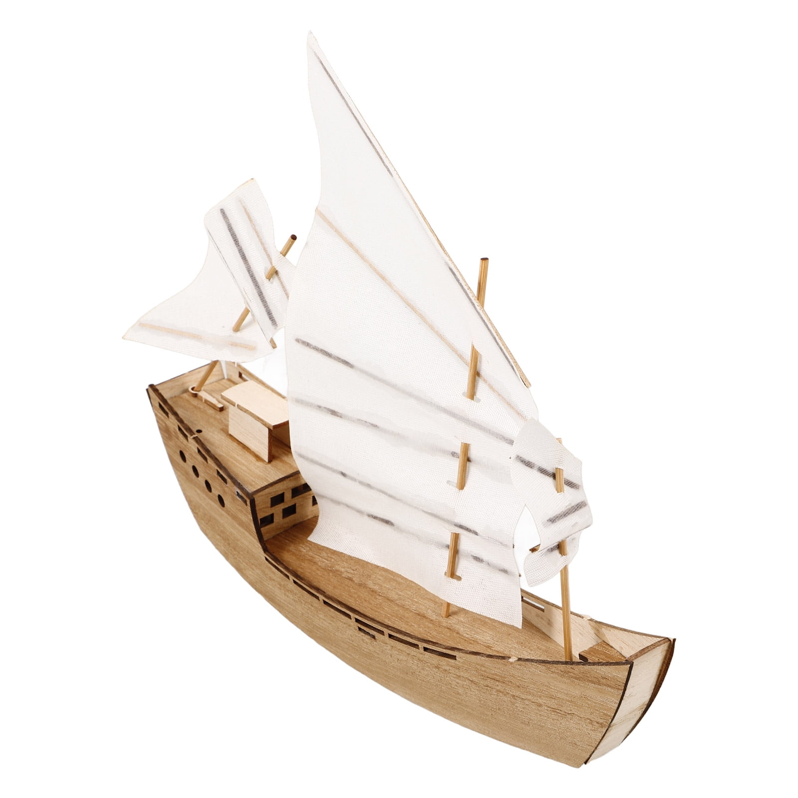 OUNONA DIY Wooden Sailboat Model Kits for Kids Build Your Own Ship ...