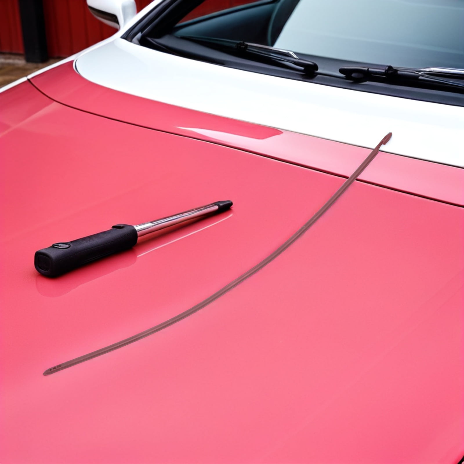 OUNONA Dark Red Auto Wire Threader Tool for Car Audio and Navigation ...