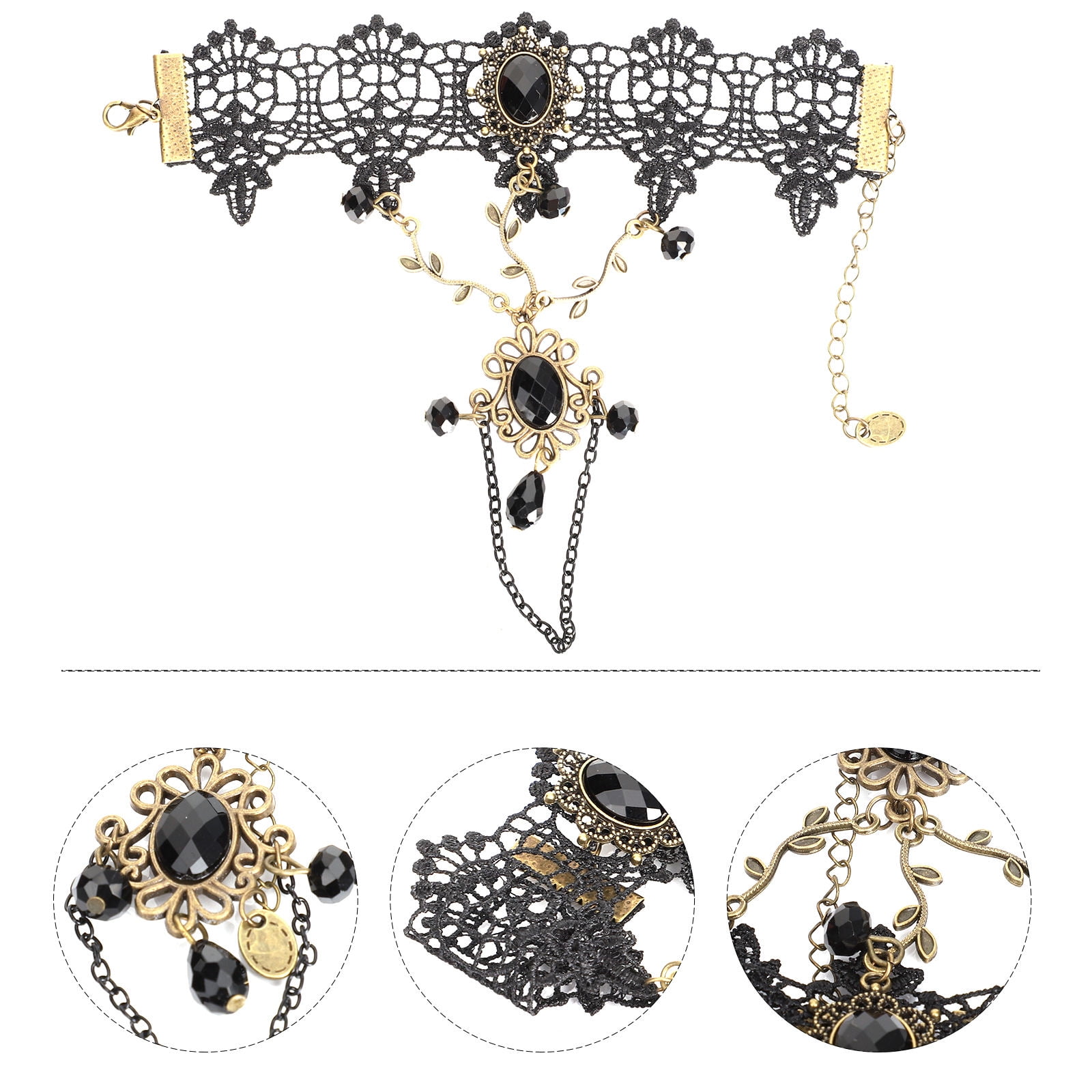 OUNONA Dark Style Gothic Bracelets For Women With Bangle Design And ...