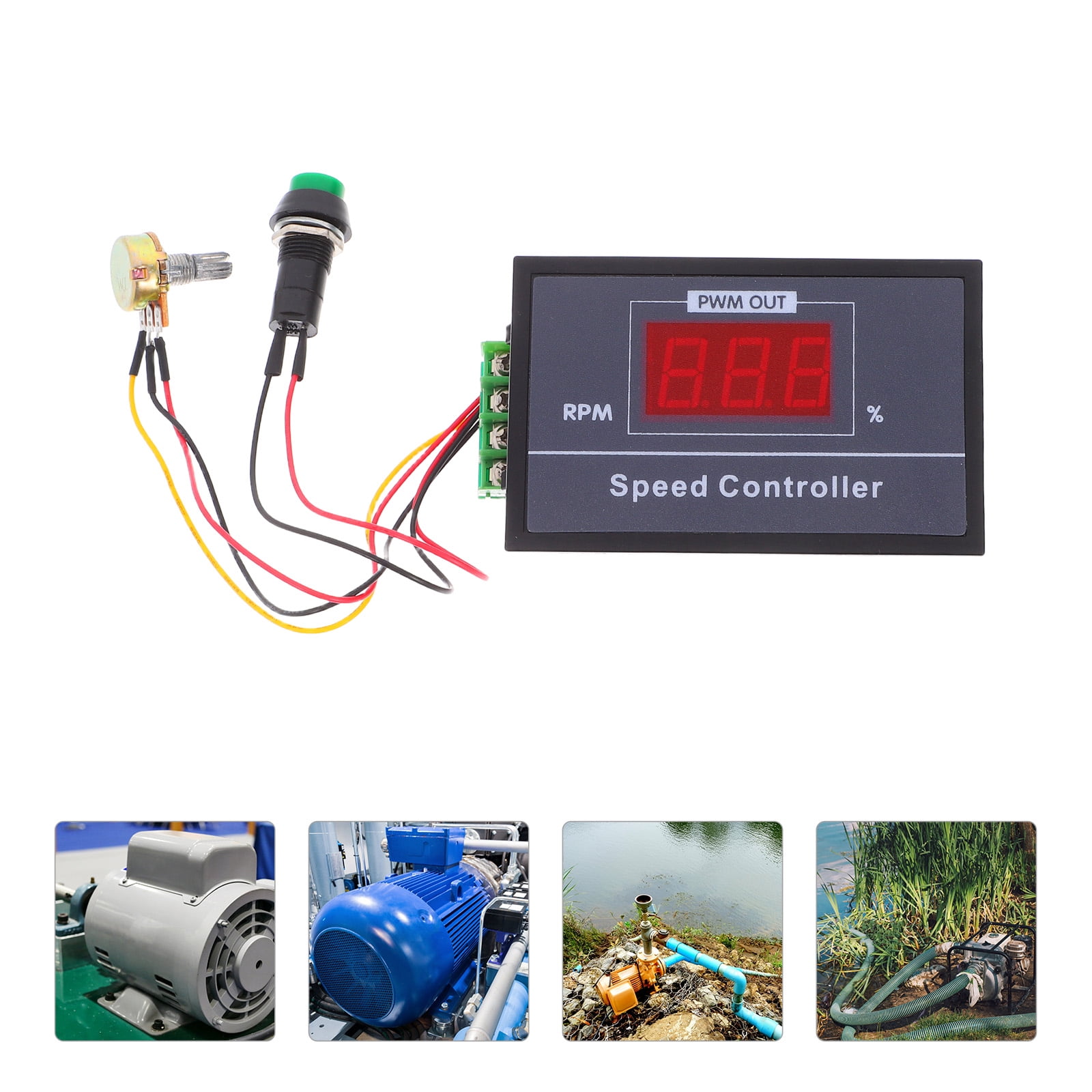 OUNONA Dc Motor Speed Controller With Adjustable Pwm Control And ...