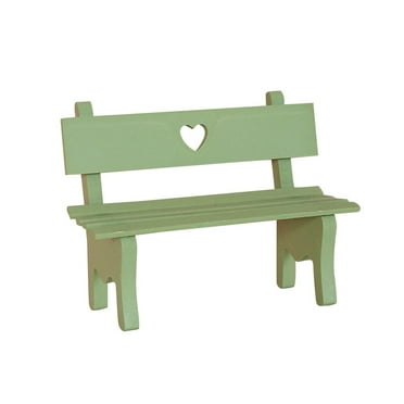 Mini Garden Bench 1.75X2.5X4.4In Resin - Walmart.com