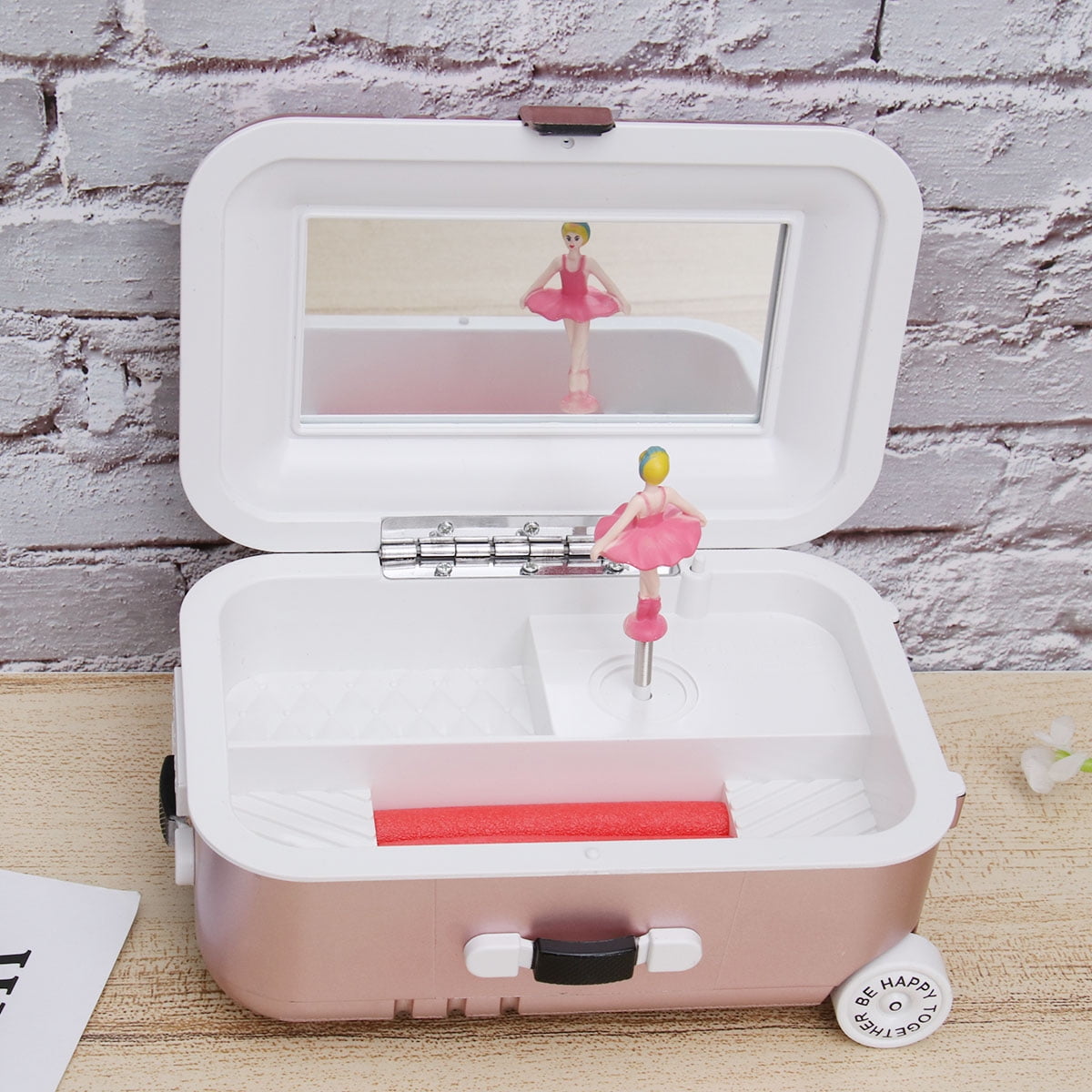 OUNONA Decorative Music Box Miniature Rotary Ballerina Music Boxes ...
