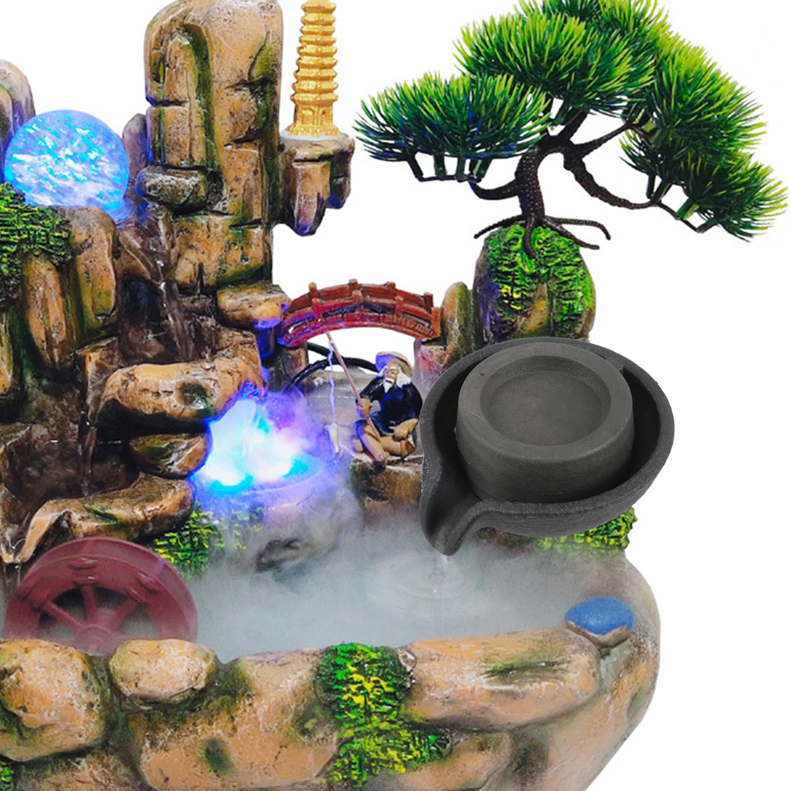 OUNONA Decorative Tabletop Water Fountain For Home Decor Indoor ...