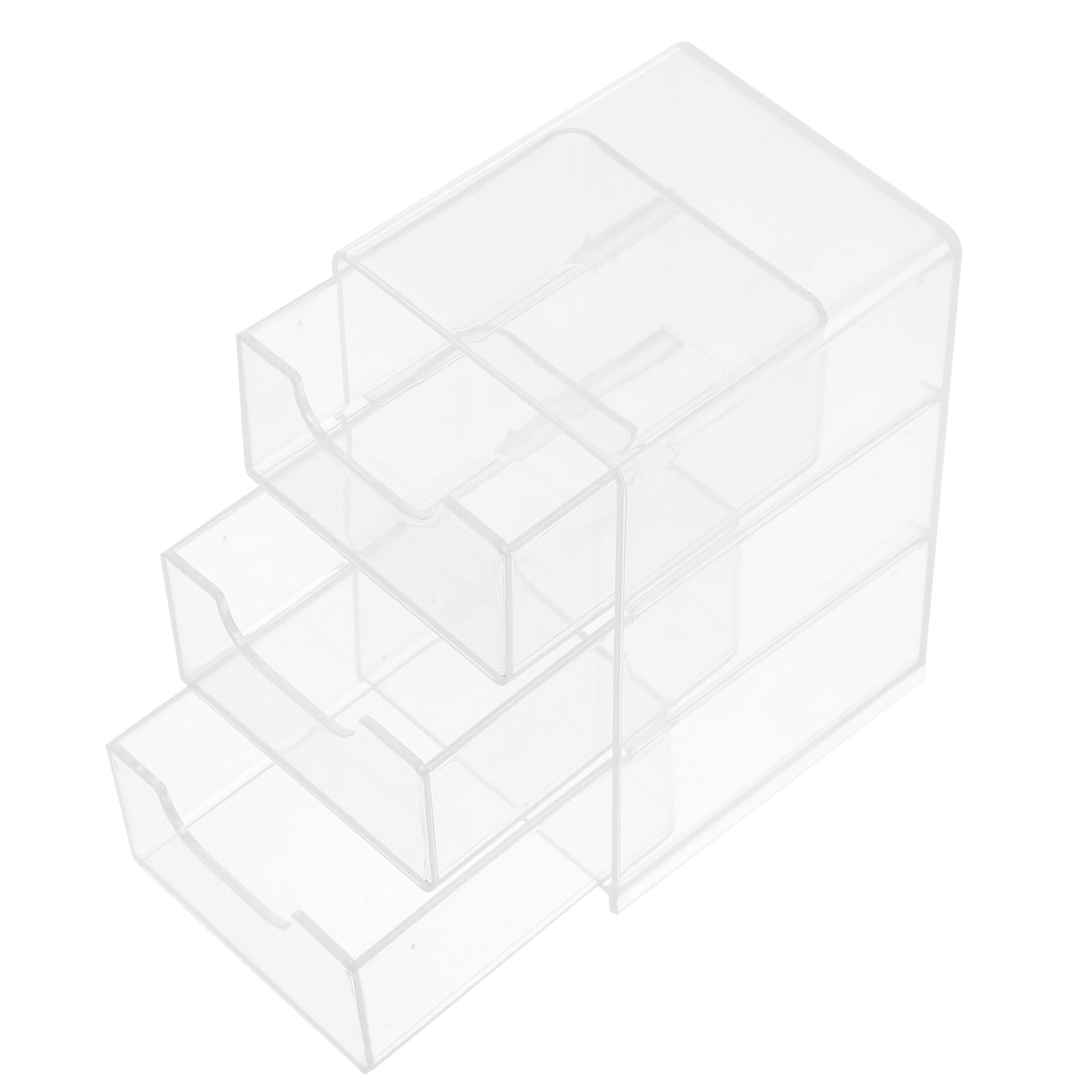 OUNONA Desktop Drawer Box Acrylic Drawer Case For Tabletop Countertop ...