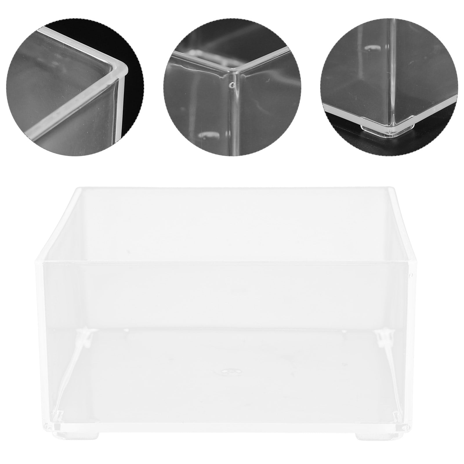 OUNONA Desktop Tea Bag Organizer Clear Tea Box Household Coffee Storage ...