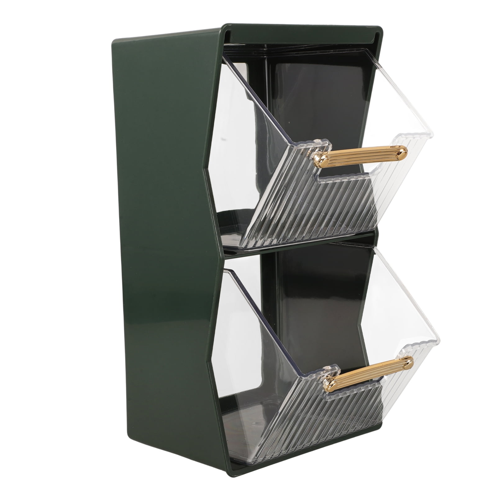 OUNONA Desktop Tea Bag Rack Double-layer Sugar Bags Tea Bag Organizer ...