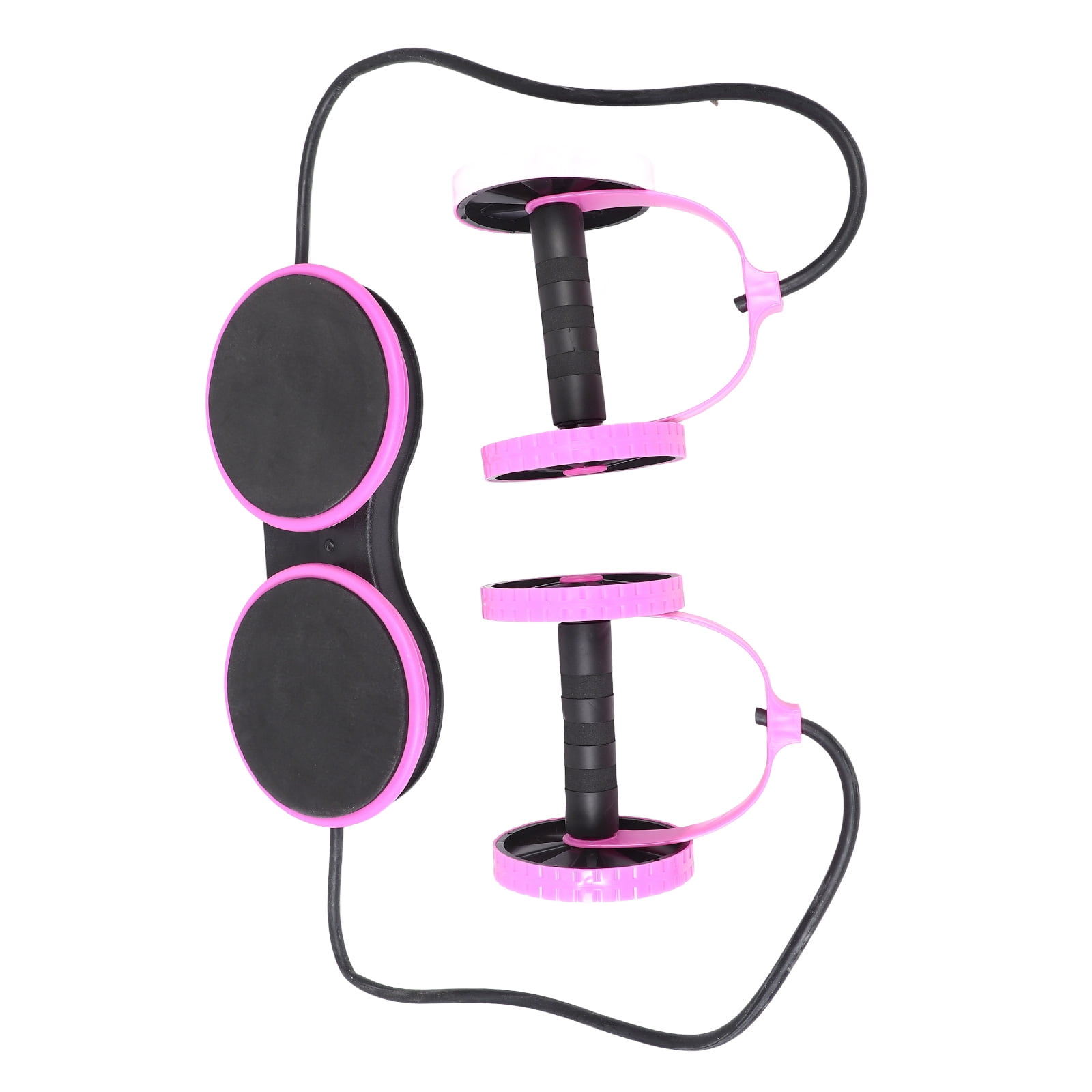 OUNONA Detachable Pulling Rope AB Roller Wheel Abdominal Trainer Wheel ...