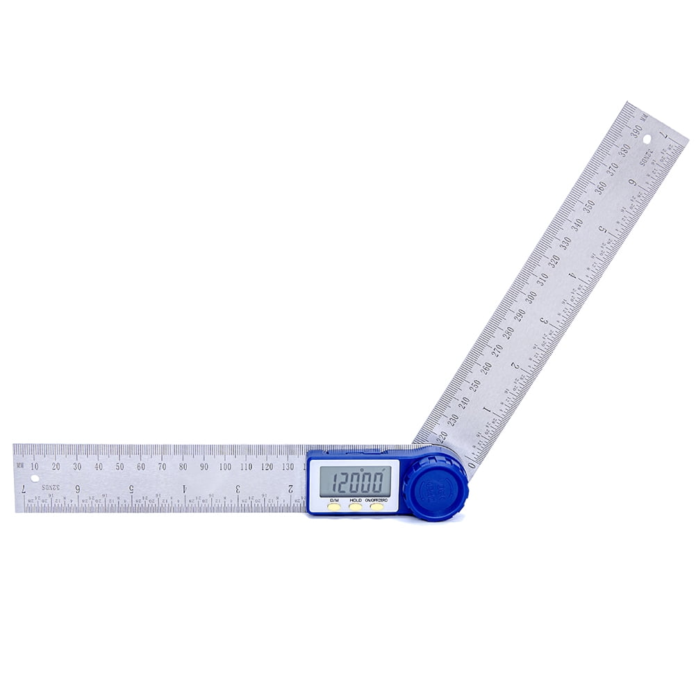 OUNONA Digital Display Angle Protractor Easy to Read Angle Ruler 20X3 ...