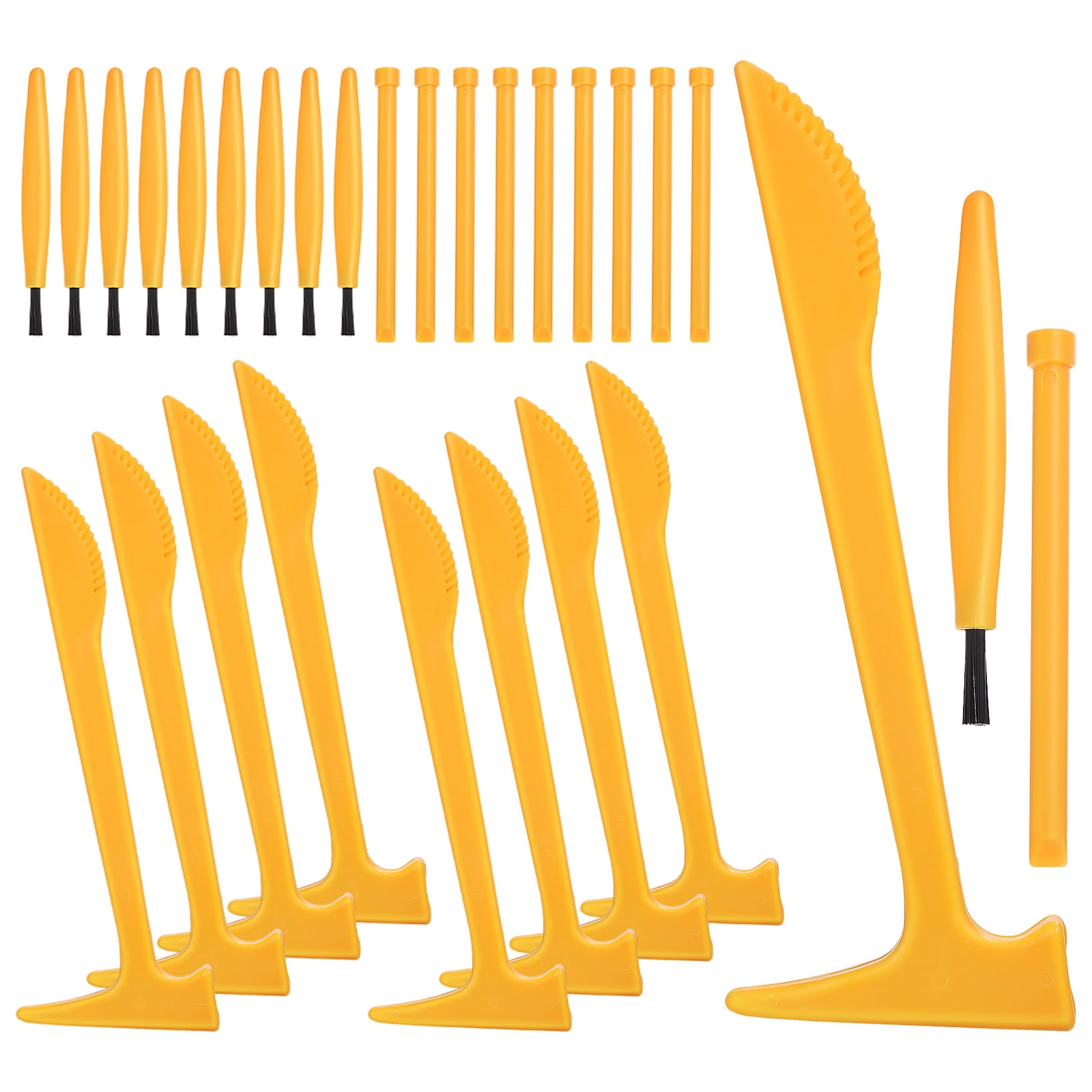 OUNONA Dinosaur Fossil Digging Kit Three-piece Set of Excavation Tools ...