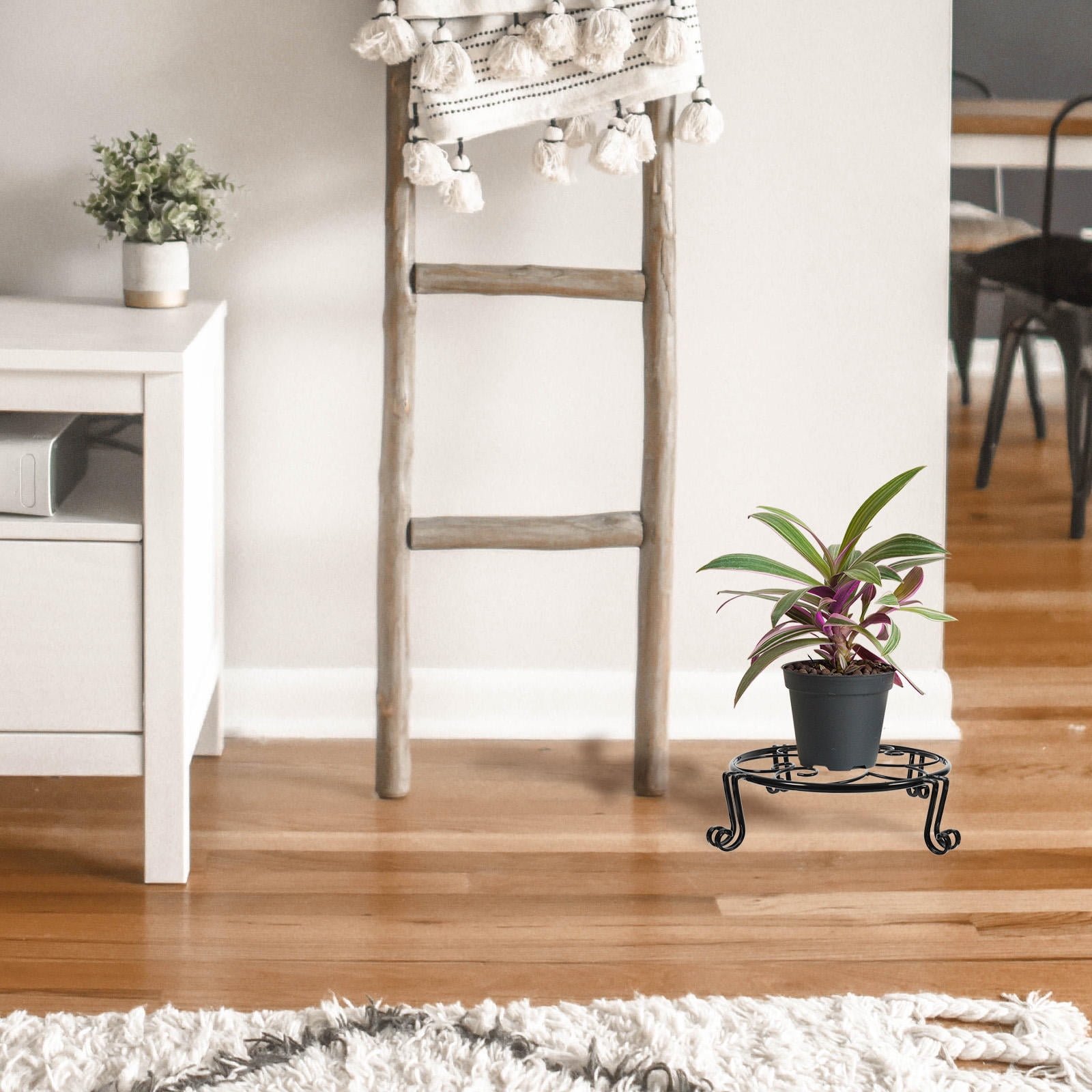 OUNONA Display Metal Flower Pot Stand Farmhouse Plant Stand Outdoor ...