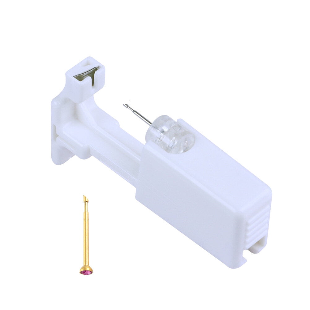 OUNONA Disposable Nose Piercer Tool for Piercing Rosy Plastic Easy to ...