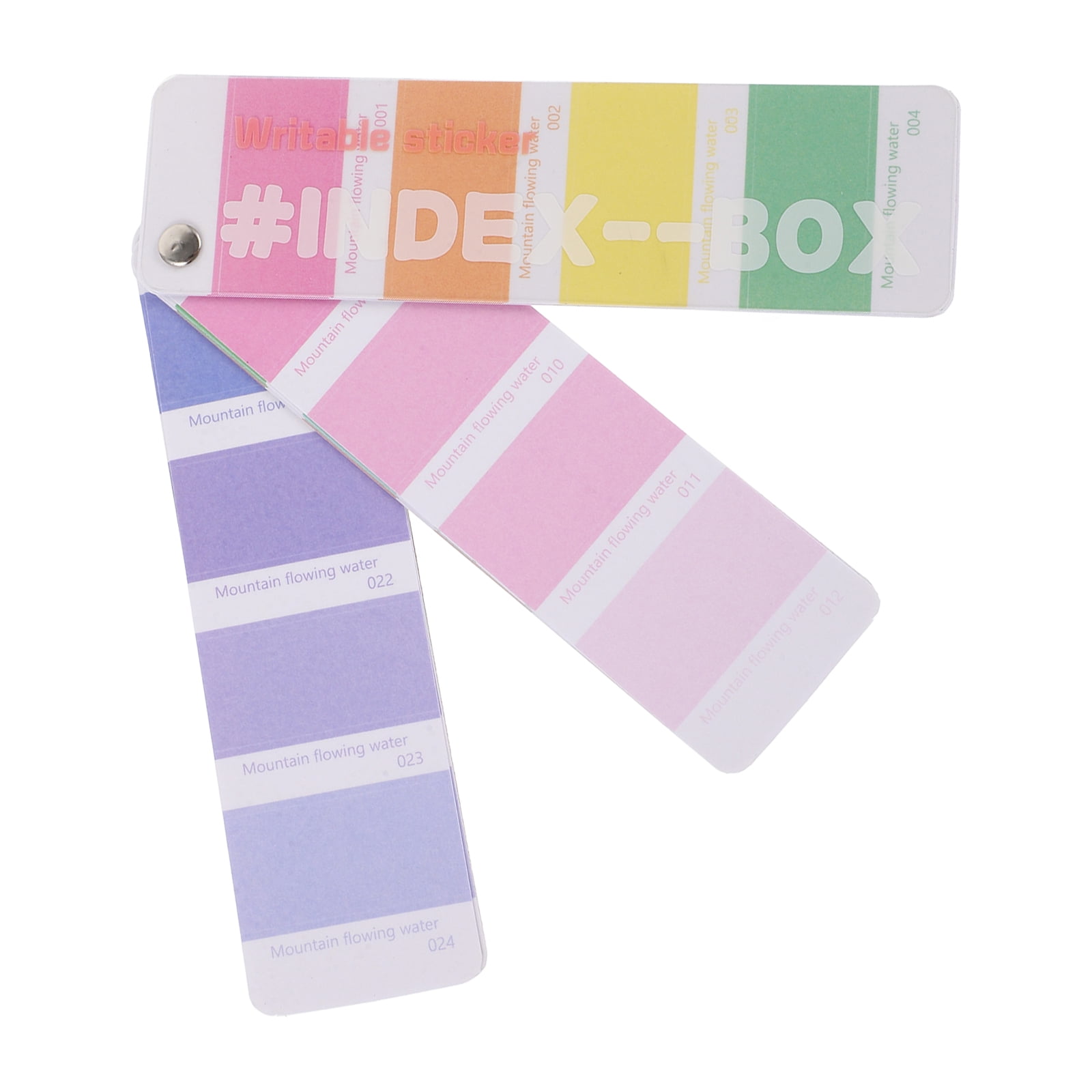 OUNONA Divider Tabs Stick on Book Sticky Books Journal Stickers ...