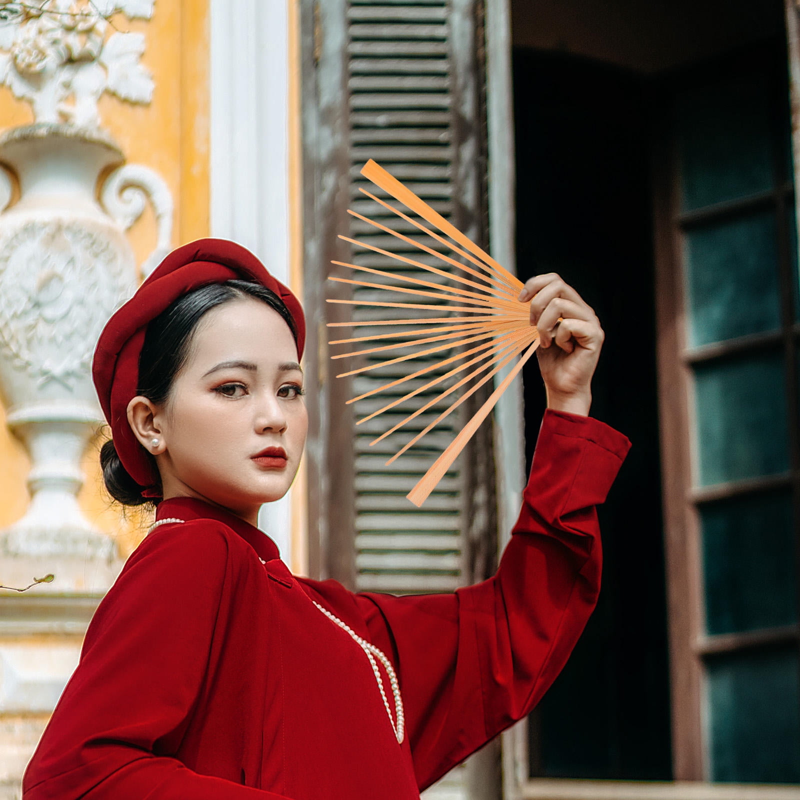 OUNONA Diy Hand Fan Frame Bamboo Foldable Fan Frame For Crafts ...