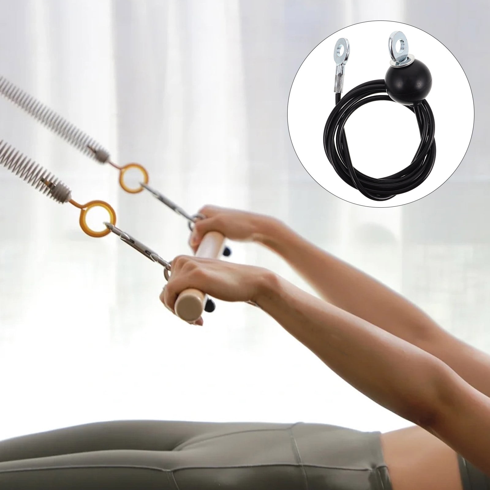 OUNONA Diy Home Gym Pulley System Wire Multi-Function Steel Wire For ...