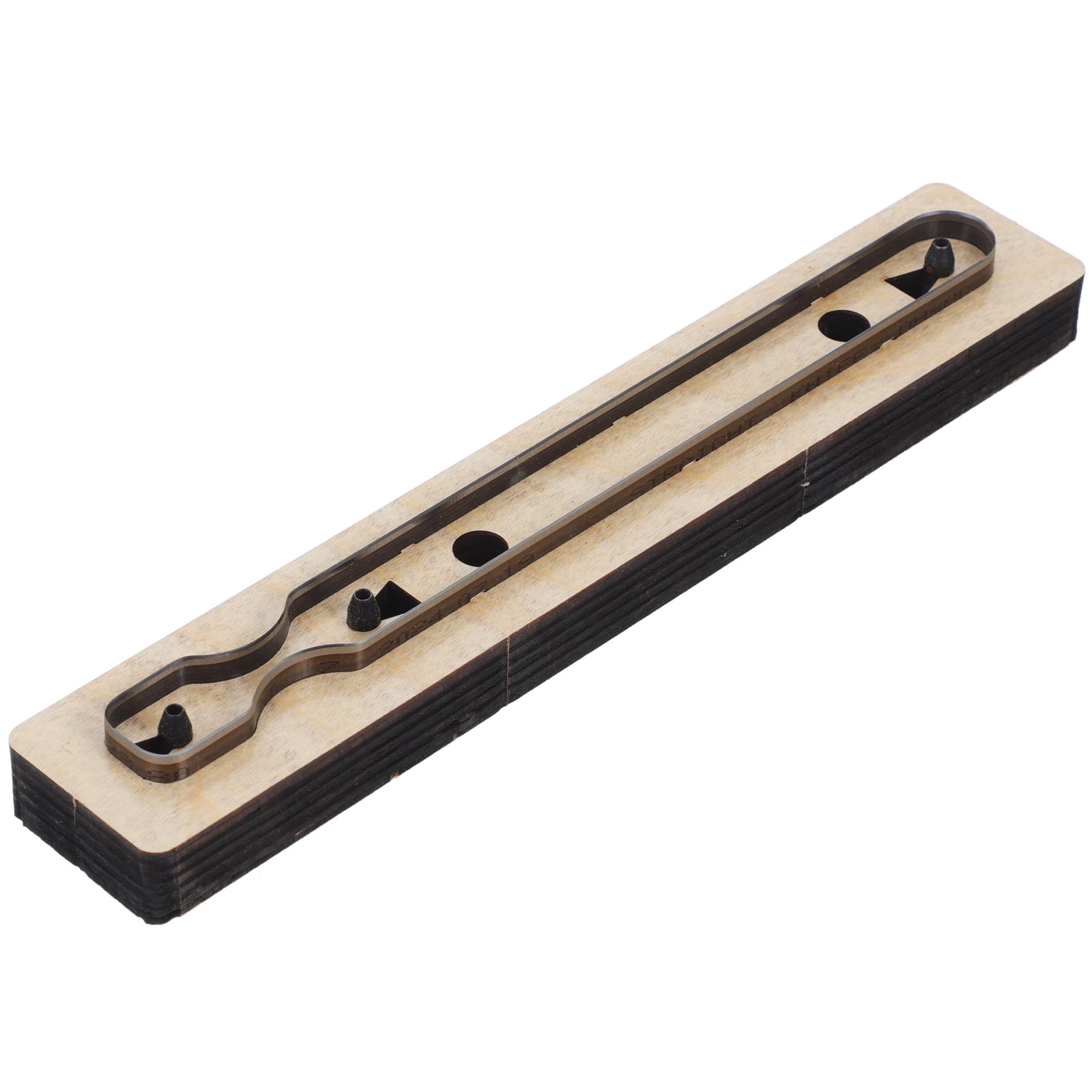 OUNONA Diy Leather Cutting Template Keychain Strap Cutting Mold Multi ...