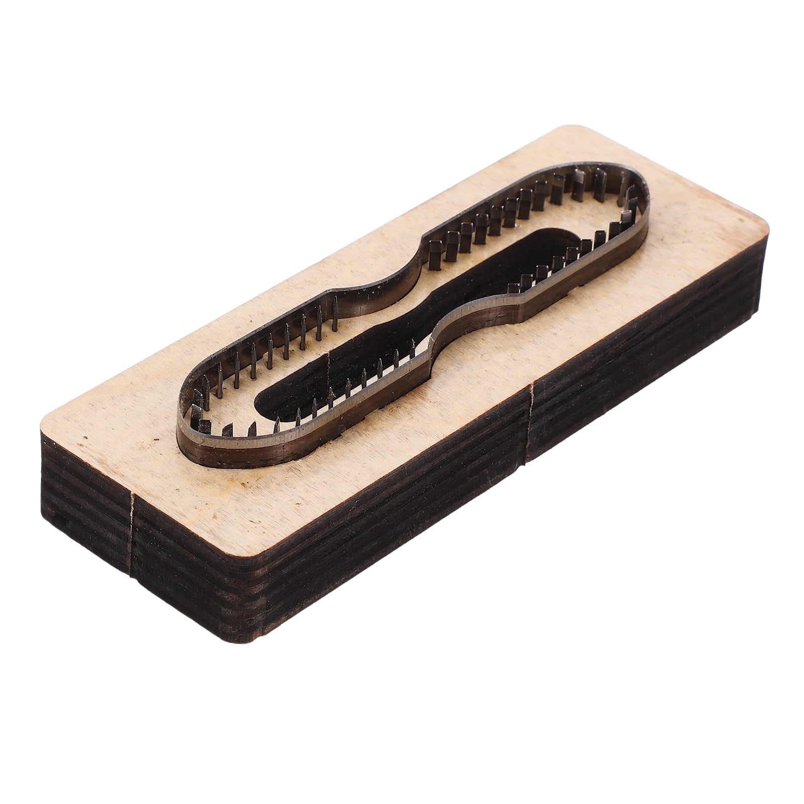 OUNONA Diy Leather Cutting Template Suspenders Connecting Strap Cutting ...