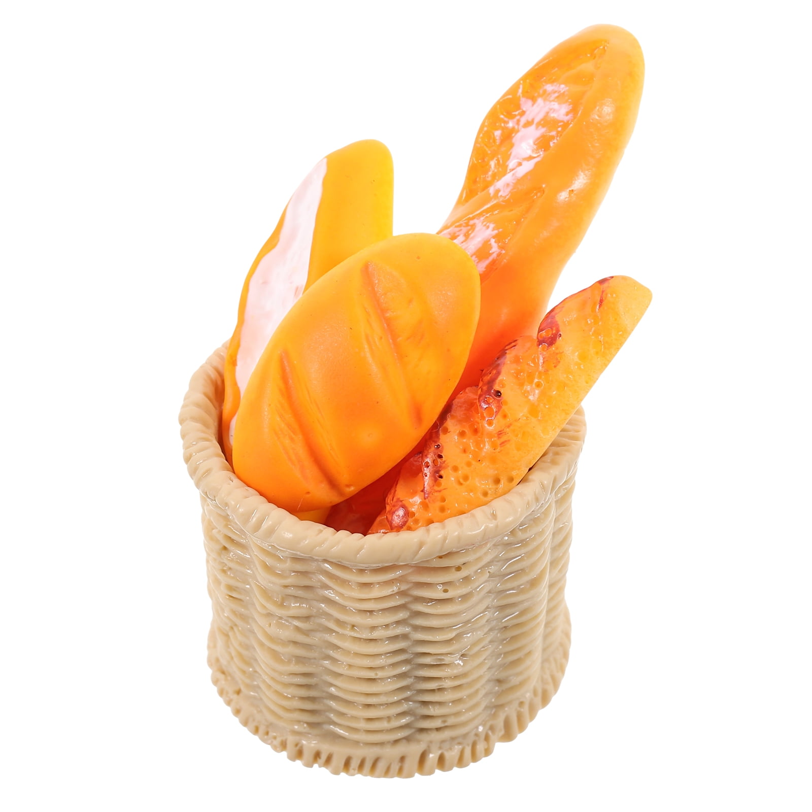 OUNONA Doll House Bread Prop Dessert Model Decor Food Charcuterie ...