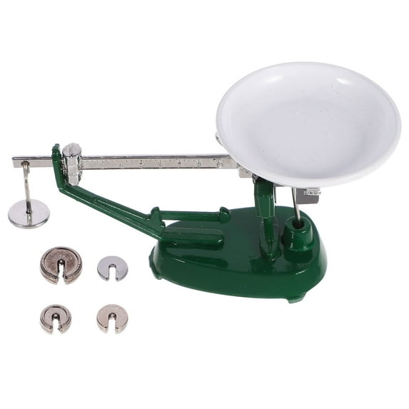 OUNONA Doll House Layout Prop Miniature Retro Balance Scale Tiny ...