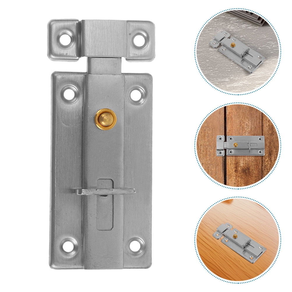 OUNONA Door Latch Lock Barrel Bolt Stainless Steel Slide Gate Latches ...