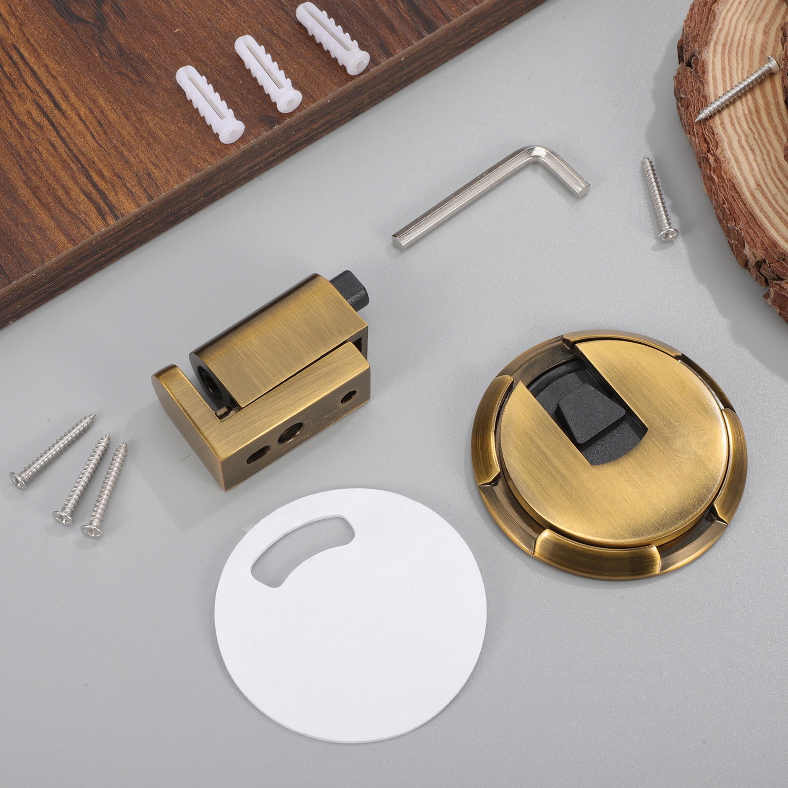 OUNONA Floor Door Stopper Windproof Mechanical Door Slam Protector To ...