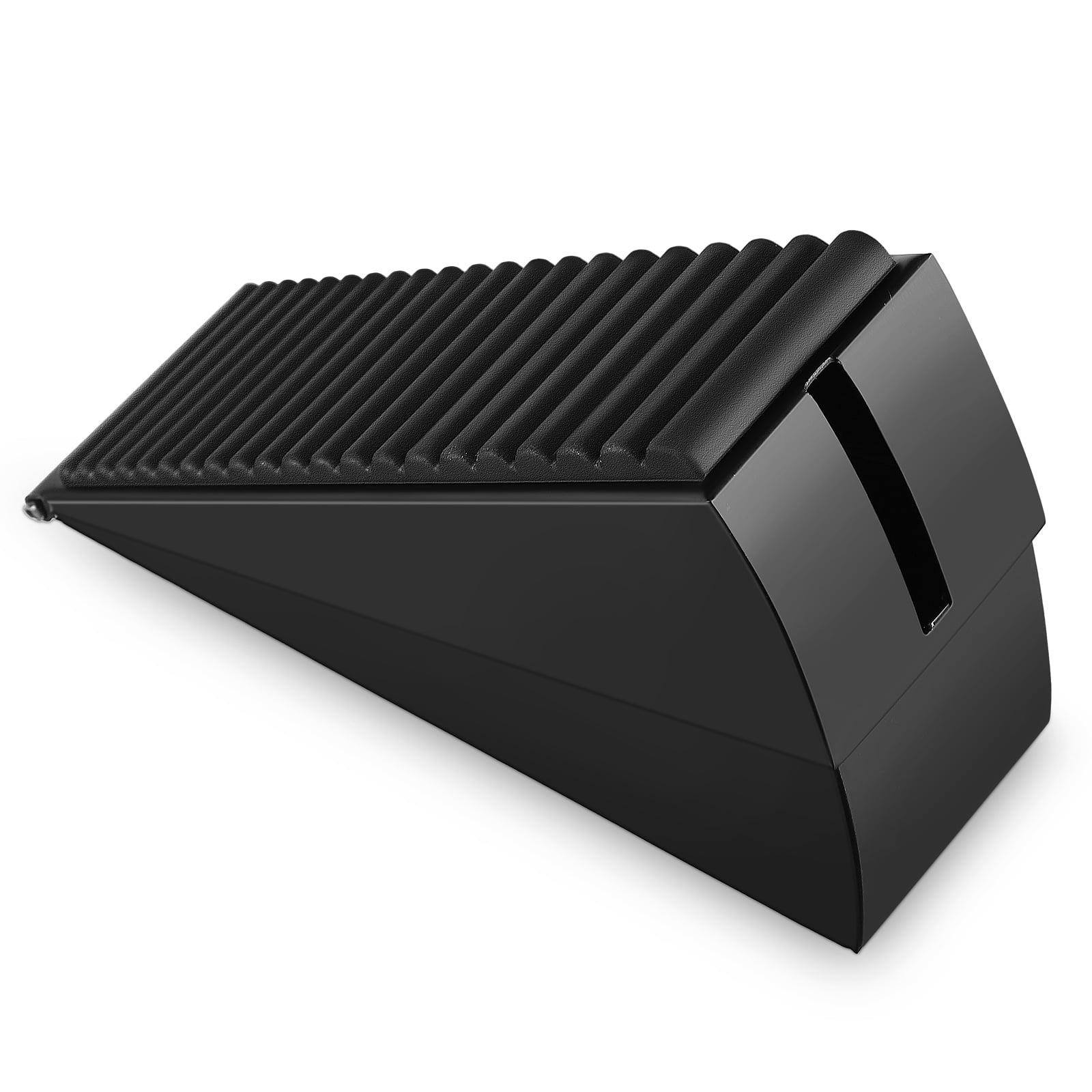 Homoyoyo Zinc Alloy Black Door Stopper Wedge for Wall Protection and ...