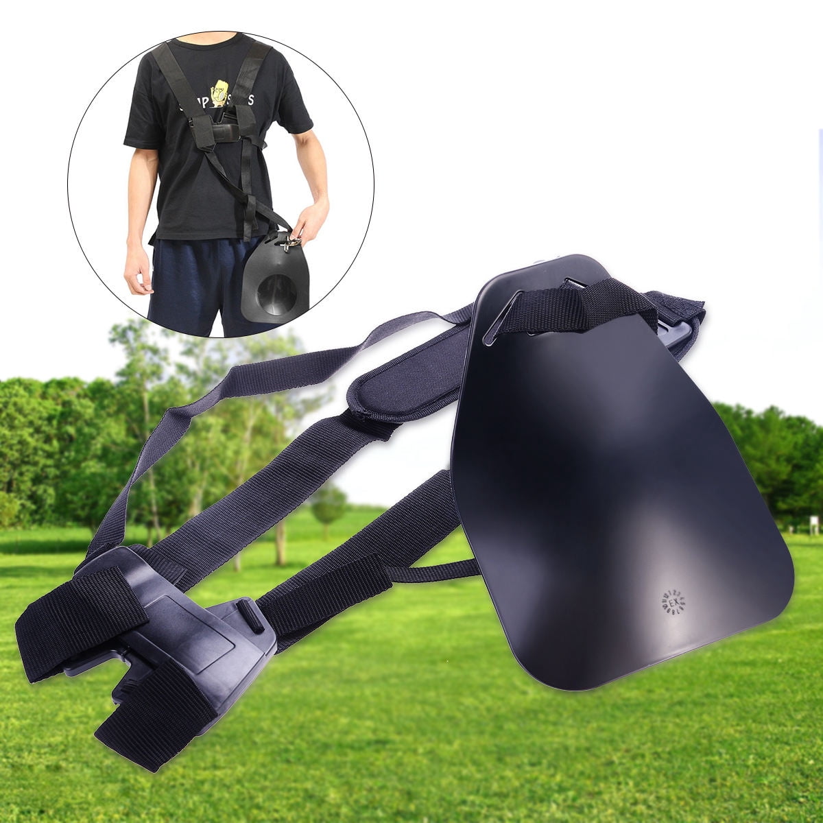OUNONA Double Lawn Mower Strap Garden Brush Cutter Shoulder - Walmart.com