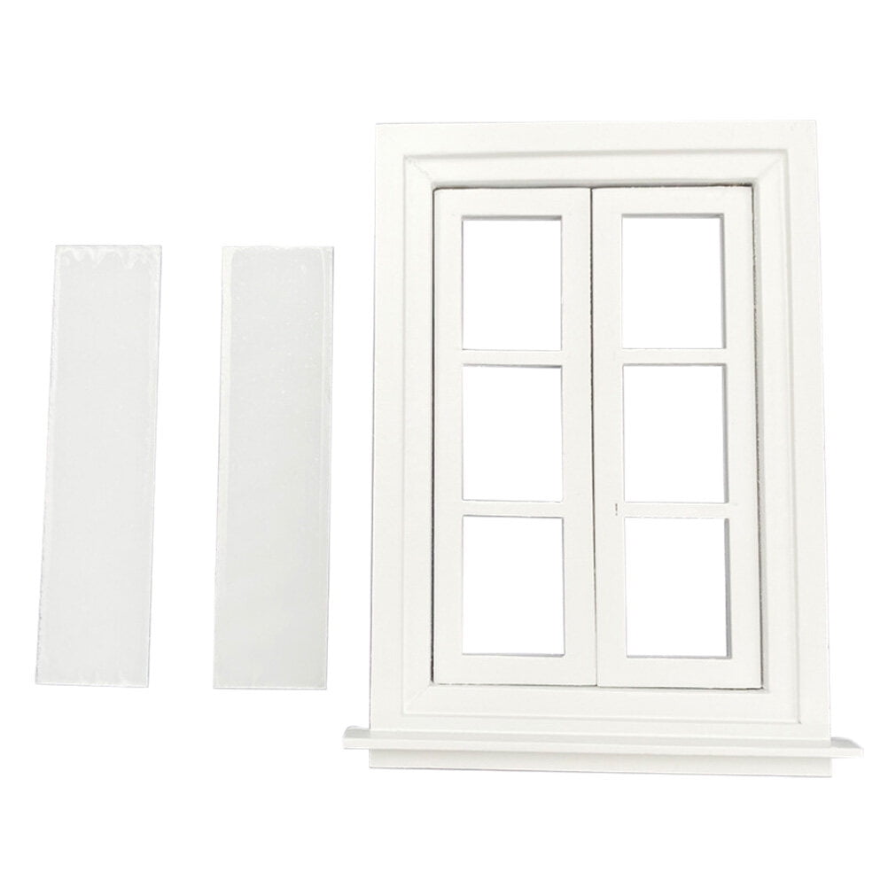 OUNONA Double Open Window Mini Door and Model - Walmart.com