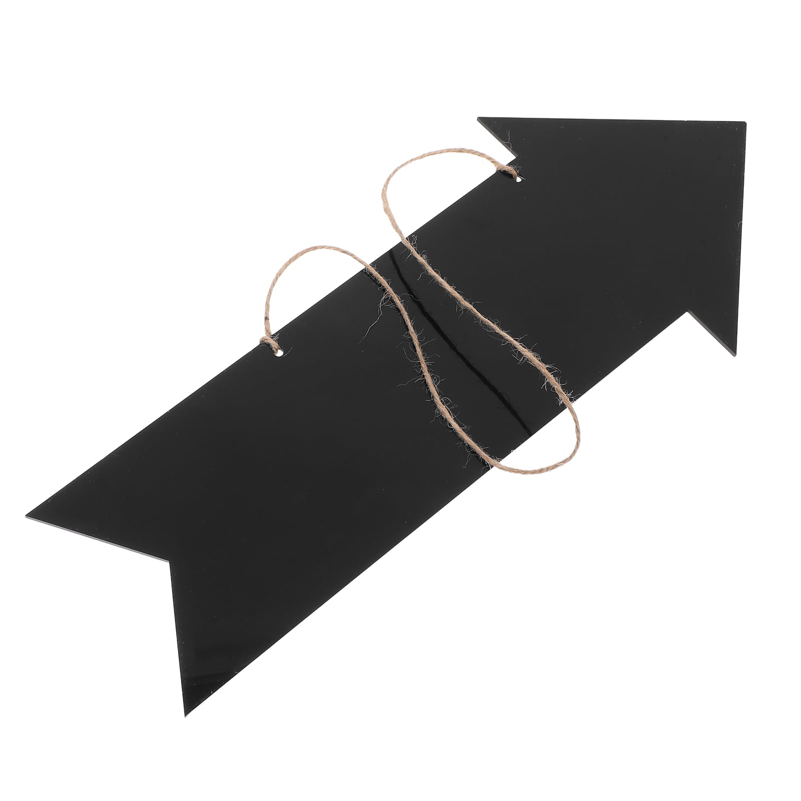 OUNONA Double Sided Hanging Chalkboard Signs Blank Acrylic Direction ...