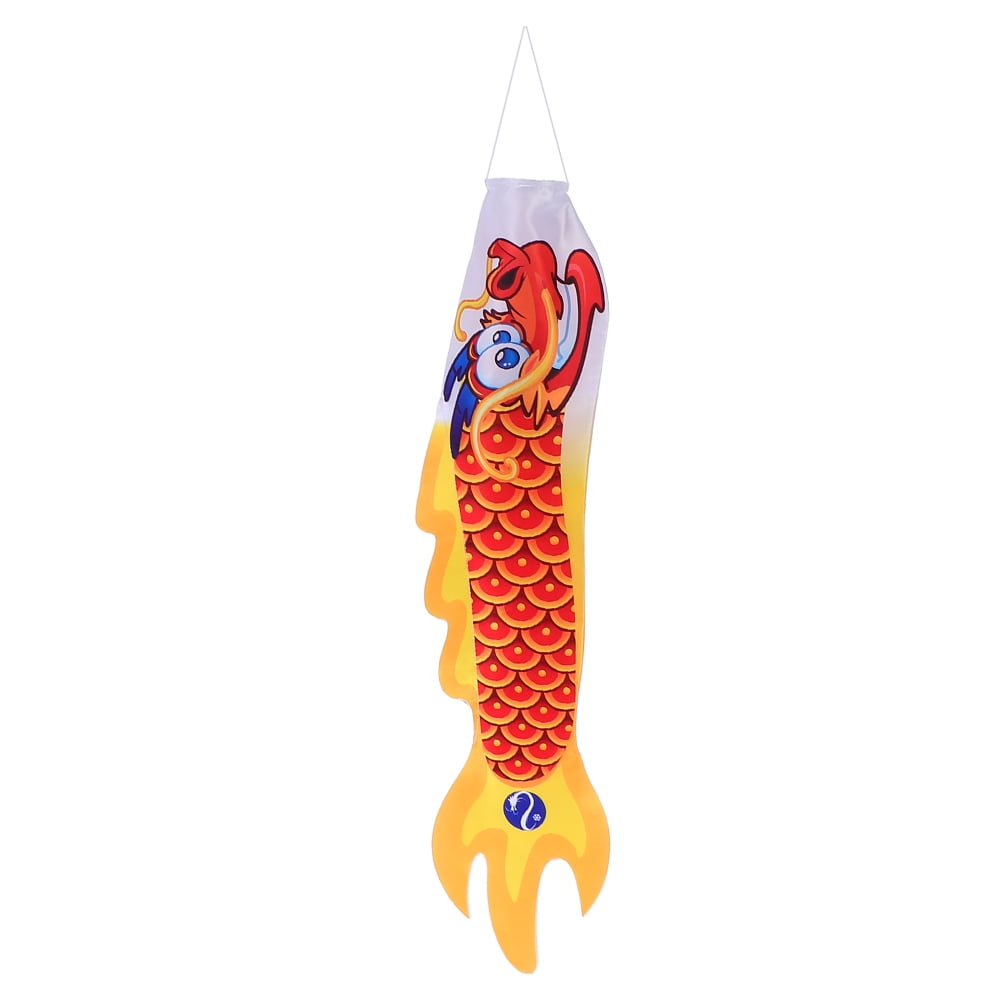 OUNONA Dragon Wind Sock Outdoor Windsock Carp Streamer - Walmart.com