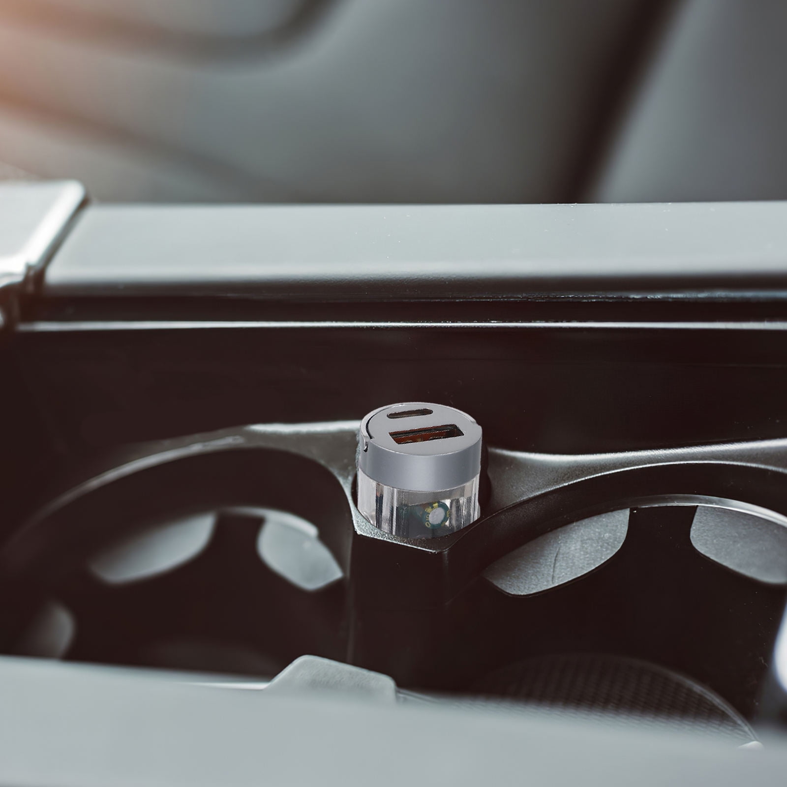 OUNONA Dual Usb Car Charger 120w Mini Clear Fast Charging Adapter ...