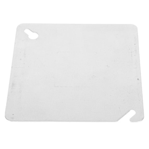 OUNONA Galvanized Metal Square Electrical Junction Box Cover Plate ...