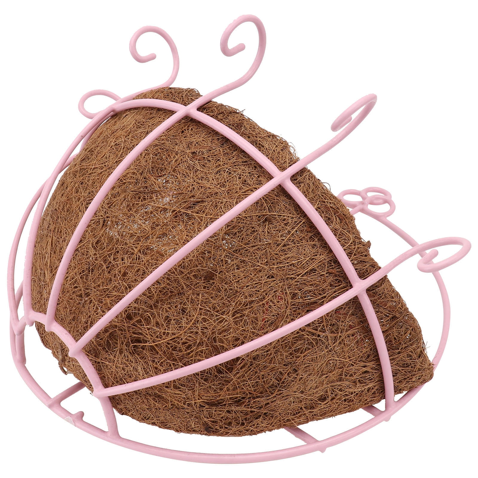 OUNONA Durable Iron Hanging Flower Basket for Decoration with Coir ...