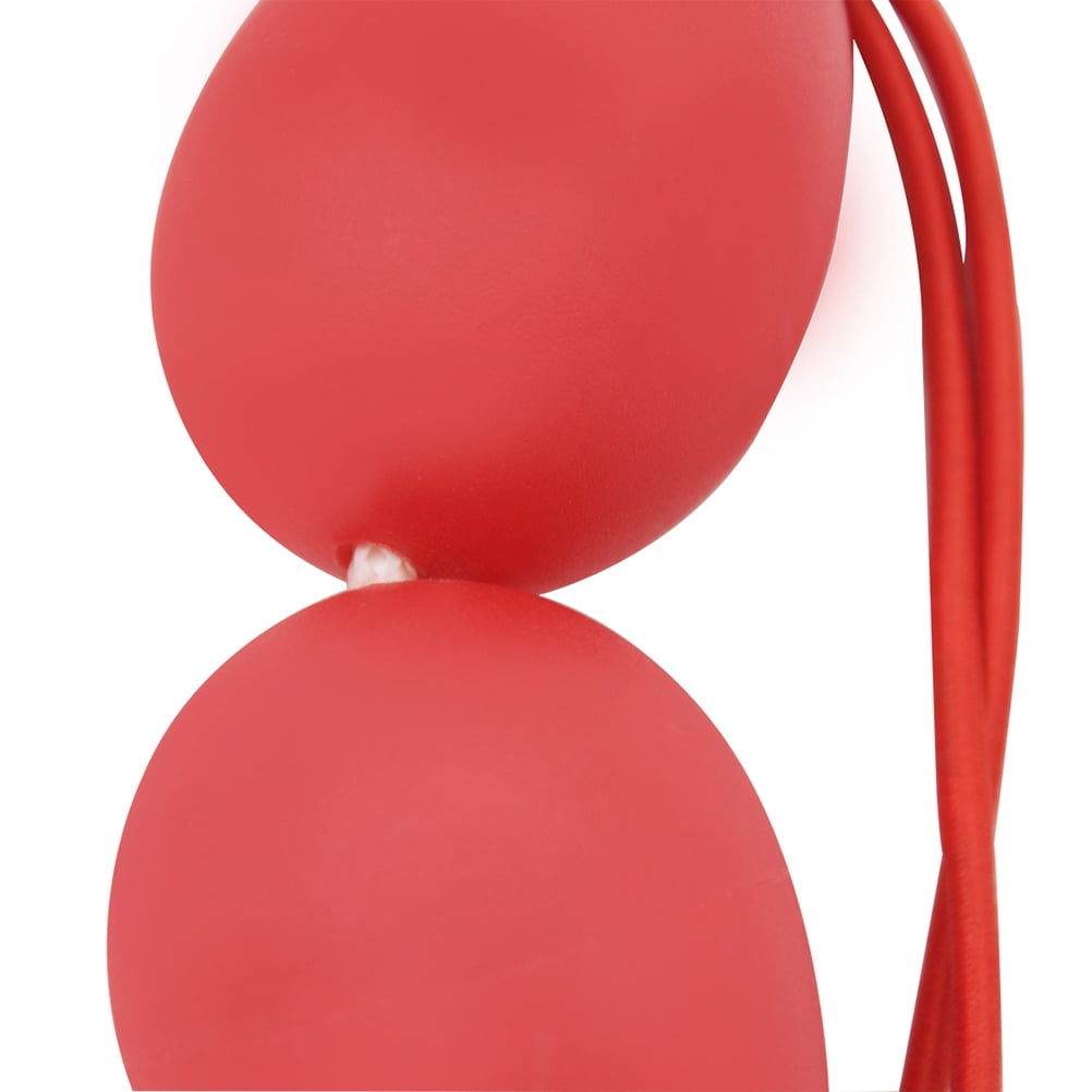 OUNONA Durable Plastic Egg Shakers for Music with Bright Red Color and ...