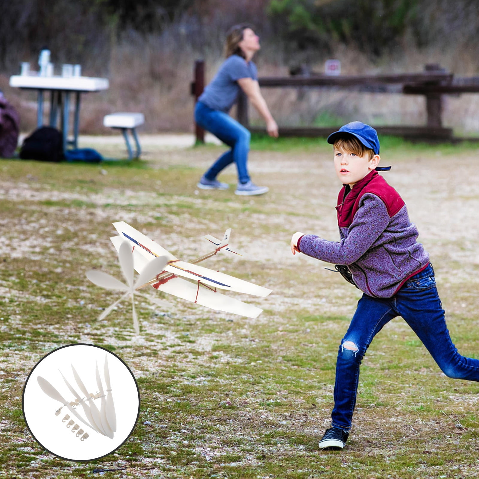 OUNONA Durable Rubber Band Power Accessories for Model Helicopter with ...