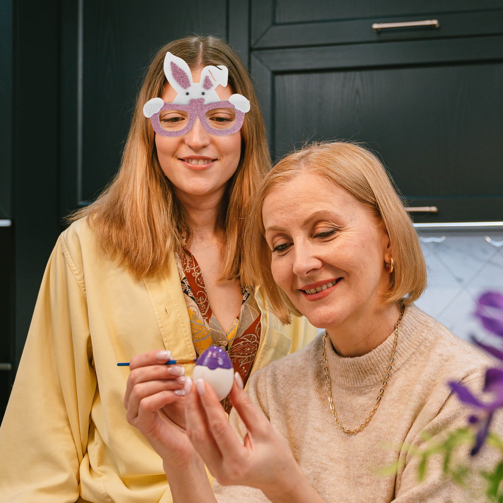 OUNONA Easter Bunny Eyeglasses Rabbit Glasses Funny Photo Booth Props ...