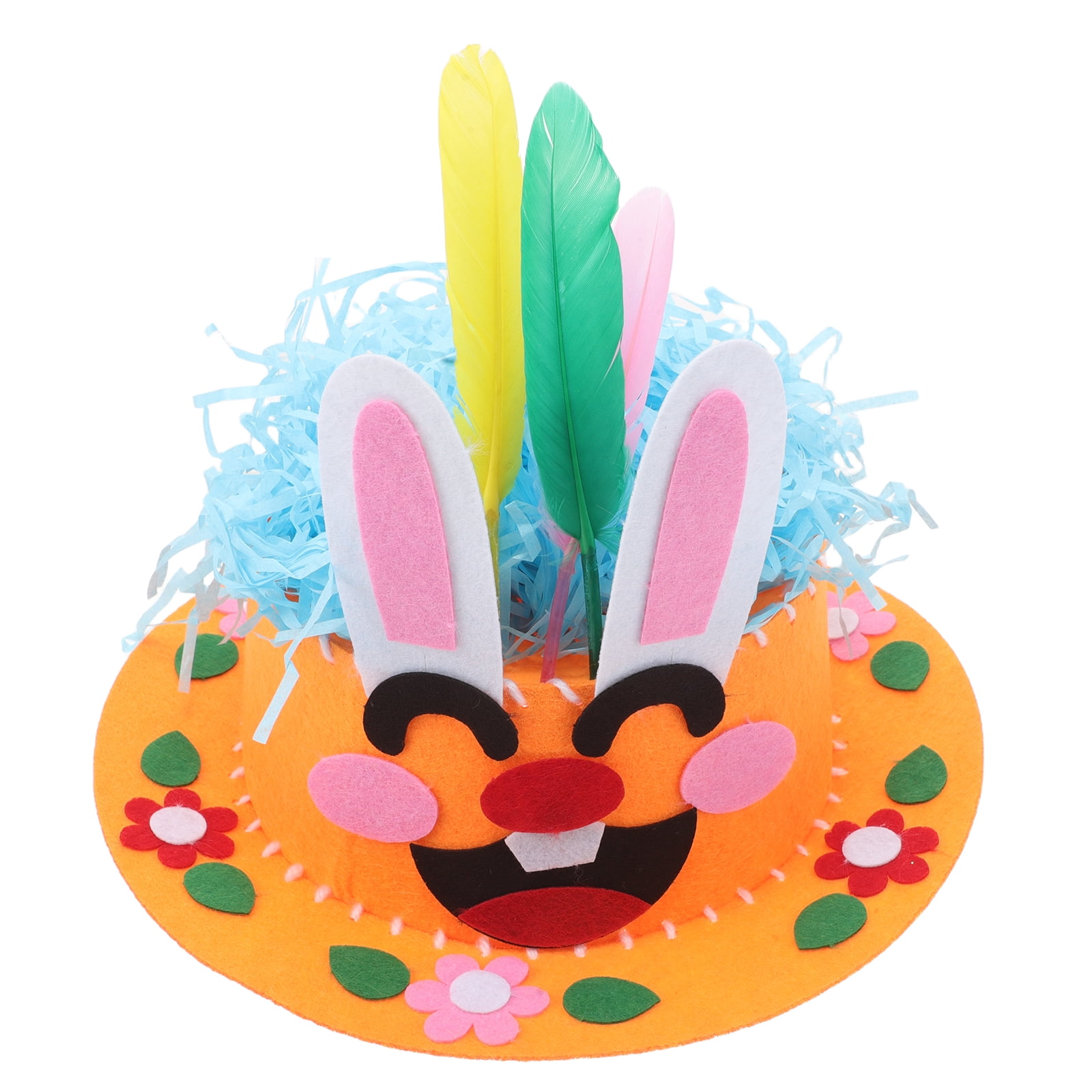 OUNONA Easter Hat Kit Crafts for Children Children's Hood Assembled ...