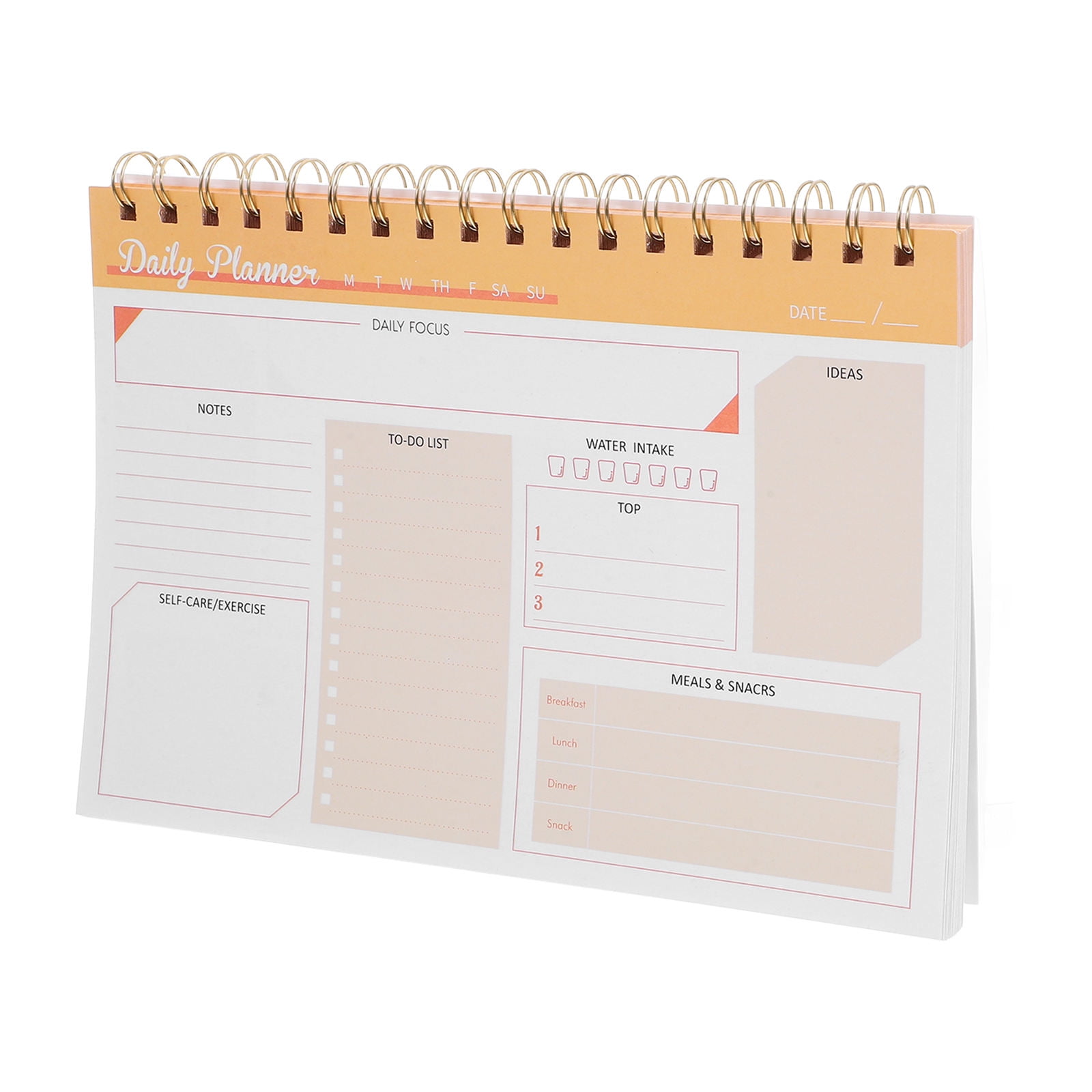 OUNONA Efficient Planner Date Planner Spiral Designed Notepad Schedule ...