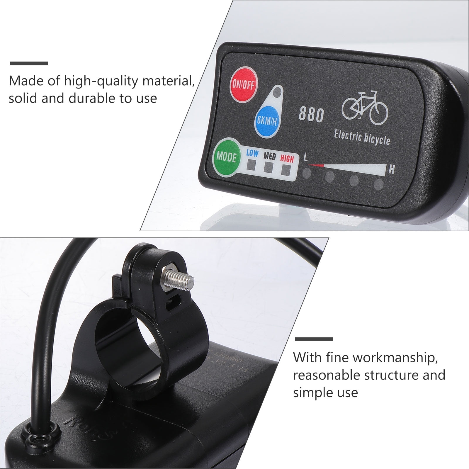 OUNONA Electric Bike Display with Gear Memory and Low Voltage Indicator ...