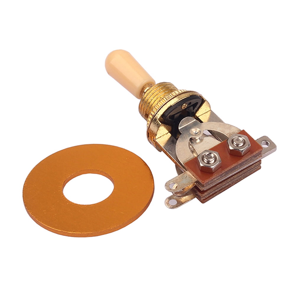 OUNONA Electric Guitar 3 Way Toggle Rhythm Treble Washer Ring Plate ...
