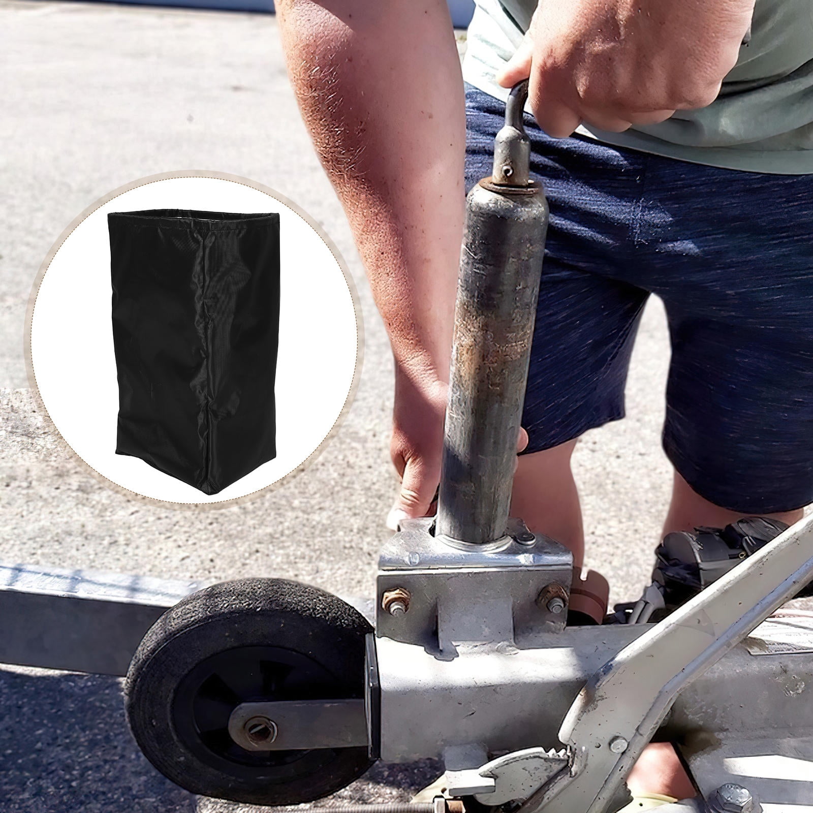 OUNONA Electric Trailer Jack Cover Electric Trailer Jack Cover Rv Jack ...