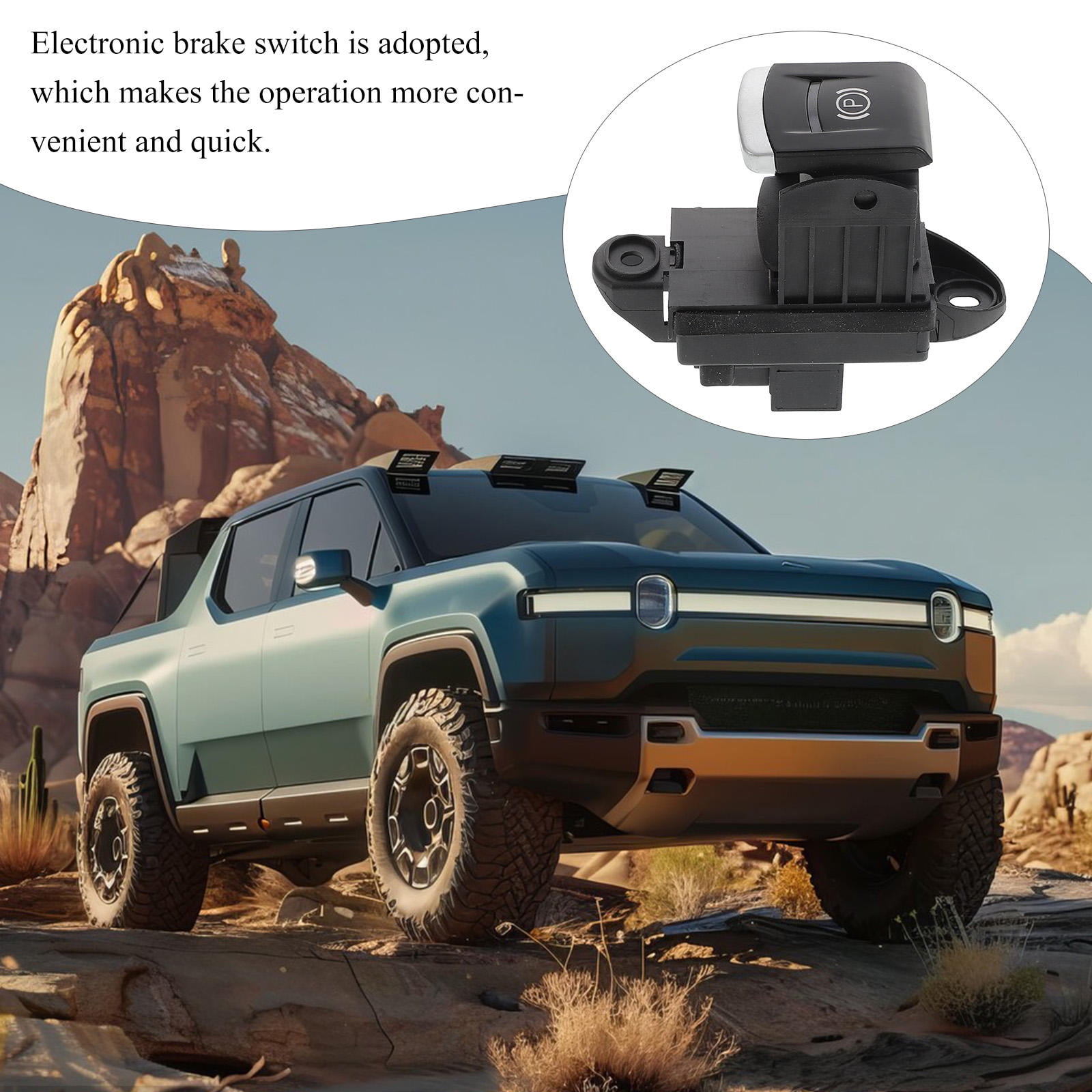 OUNONA Electronic Hand Brake Switch Electronic Parking Brake Electric ...