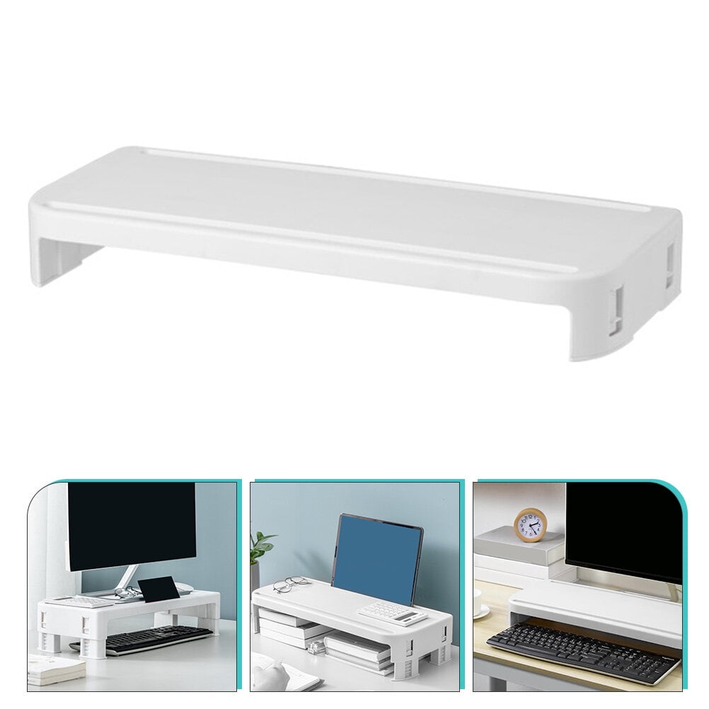 OUNONA Elevator Computer Stand Monitor Lifting Racks Storage Shelving ...