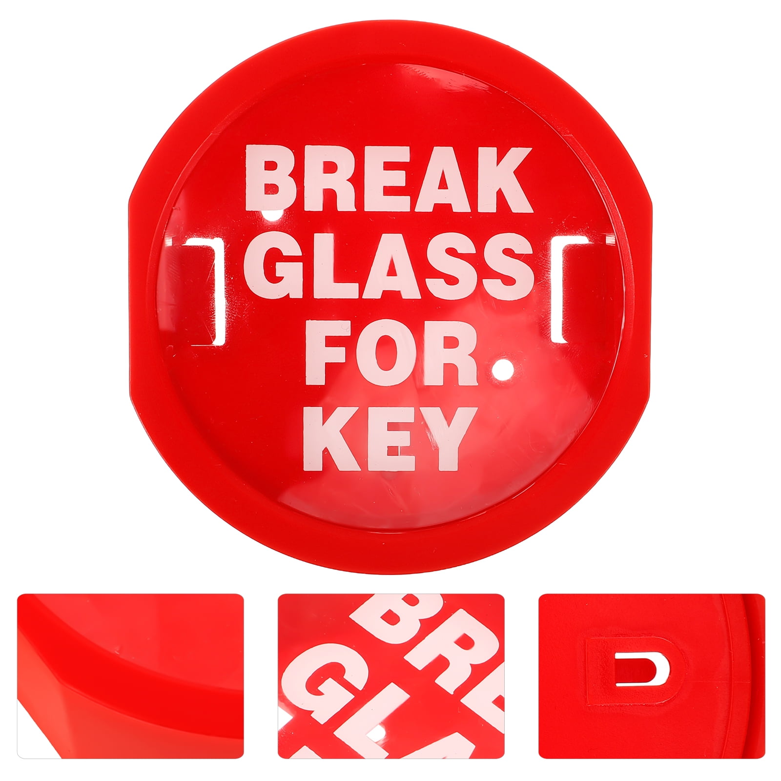 OUNONA Emergency Key Box with Glass Tool, Secure Outdoor and Indoor Key ...